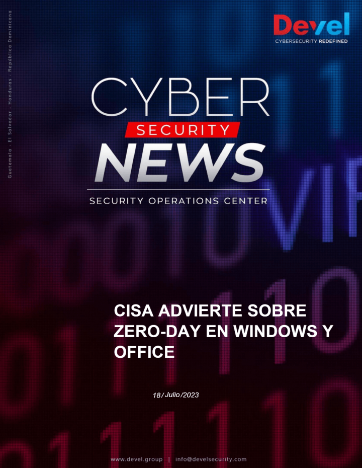 CISA advierte sobre Zero-Day en Windows y Office - Devel Group