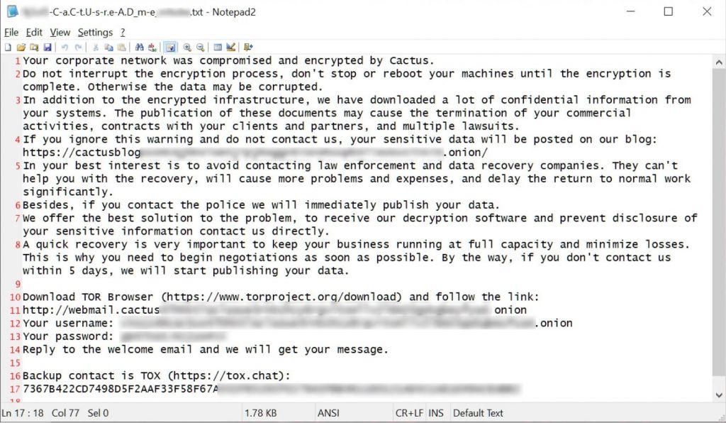 Schneider Electric golpeada por ransomware CACTUS en su división de ...